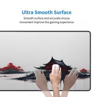 China Custom Chinese Landscape Style Gaming Mousepad Sublimation Printing Rectangle Mouse Pad for sale
