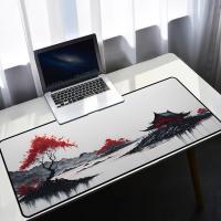 China Custom Chinese Landscape Style Gaming Mousepad Sublimation Printing Rectangle Mouse Pad for sale