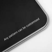 China Stock 15W Wireless Charger Custom Design Logo Rgb Gaming Mousepad with Acrylic Panel for sale