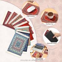 China Rubber Anti-slip Mousepad Custom Logo Printed Persian Mat Carpet Mouse Pad for Promotion Advertising for sale