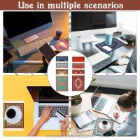 China Rubber Anti-slip Mousepad Custom Logo Printed Persian Mat Carpet Mouse Pad for Promotion Advertising for sale