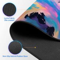 China 100% Eco-friendly Rectangular Rubber Pad for Gaming Customized Neoprene Desk Mat for sale