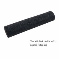 China Comfortable Felt Wool Desk Mat for Large Office Computer Table Keyboard and Mouse Pad for sale