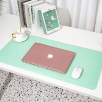 China Large Office Desk Pad Waterproof Pu Leather Mouse Pad for Laptop Writing Mat 900*400*2mm for sale