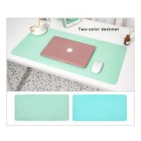 China Large Office Desk Pad Waterproof Pu Leather Mouse Pad for Laptop Writing Mat 900*400*2mm for sale