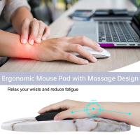 China High Resilience Memory Sponge Material Ergonomic Printing Mouse Pad for Wrist Support for sale