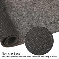 China Household Felt Mouse Pad Stitched Wool Office XL Desk Pad with Anti-Slip Base Computer Keyboard Mat for sale