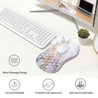 China High Resilience Memory Sponge Material Ergonomic Printing Mouse Pad for Wrist Support for sale