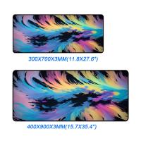 China Customized Logo Printing Rubber Desktop Mat for Trendy and Colorful Gaming Setup for sale