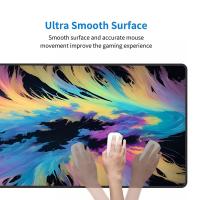 China Customized Logo Printing Rubber Desktop Mat for Trendy and Colorful Gaming Setup for sale