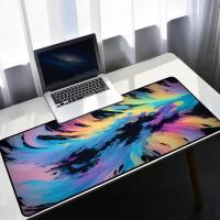 China Customized Logo Printing Rubber Desktop Mat for Trendy and Colorful Gaming Setup for sale