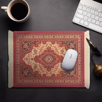China Water Resistance Style Persian Carpet Mousepad Rug Woven Mouse Pad With Tasell Muslim Mat for sale