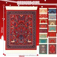 China Water Resistance Style Persian Carpet Mousepad Rug Woven Mouse Pad With Tasell Muslim Mat for sale