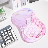 China Fabric Gaming Office Mouse Pad with Wrist Rest Support Custom Logo and Ergonomic Design for sale
