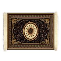 China Retro Style Carpet Pattern Mouse Pad with Customizable Thickness and Mini Woven Rug Mat for sale