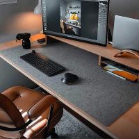 China CMYK Sublimation Printing Custom Logo Writing Mat for Fabric Desk Mouse Pad Protector for sale