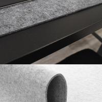 China Private Mold Yes Custom Logo Non-slip Felt Desk Mat for Large Extended Office Desk for sale