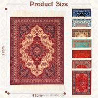 China Middle East Style Persian Rug Mini Mouse Pad Carpet Mouse Pads Rug Pc Laptop Gaming Mouse Pad Customized for sale