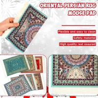 China Middle East Style Persian Rug Mini Mouse Pad Carpet Mouse Pads Rug Pc Laptop Gaming Mouse Pad Customized for sale