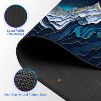 China Large Office Placemat Writing Desk Custom Abstract Gaming Mouse Pad Mat with Logo for sale