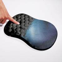 China Desktop Silicone Gel Mouse Pad with Soft Memory Sponge Wrist Support for sale