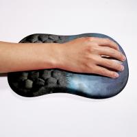 China Desktop Silicone Gel Mouse Pad with Soft Memory Sponge Wrist Support for sale