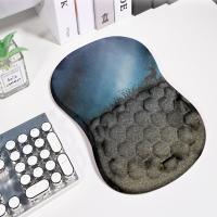 China Desktop Silicone Gel Mouse Pad with Soft Memory Sponge Wrist Support for sale