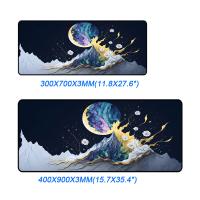 China Professional Game Player Large Mouse Pad Custom Design Desk Mat Black Colorful Mousepad for sale