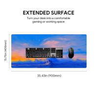 China Non-slip Natural Rubber Base XYDAN Customized Mouse Pad for Office Felt Desk Mat for sale