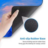 China Non-slip Natural Rubber Base XYDAN Customized Mouse Pad for Office Felt Desk Mat for sale
