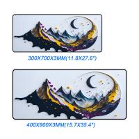 China Non Slip Personalized Full Desk Large 40 X 90Cm Mouse Pad For Gaming With Round Shape for sale