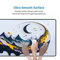 China Non Slip Personalized Full Desk Large 40 X 90Cm Mouse Pad For Gaming With Round Shape for sale