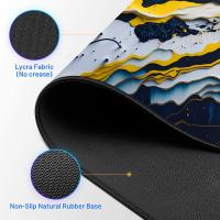China Rectangular Gaming Mousepad with Non-Slip Rubber Base Custom Anime Design 260*210*2mm for sale