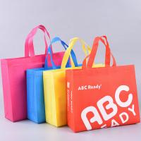 China XYDAN BAG Bolsa De Compra Eco Custom Logo Non Woven Bag with Letter Pattern Type for sale