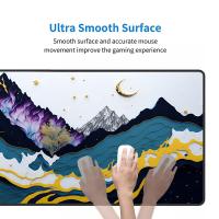 China Home Office Gifts 900X400Mm Abstract Speed Keyboard Mouse Pad for Computer Games for sale