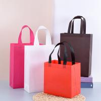 China Handled Style Non Woven Shopping Bags With Custom Logos for Eco Boutique Reusable for sale