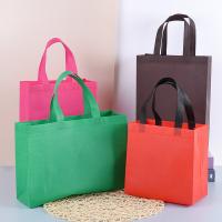 China Handled Style Non Woven Shopping Bags With Custom Logos for Eco Boutique Reusable for sale