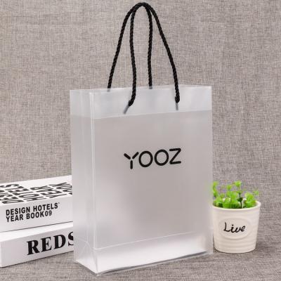 China Customized Gift Shopping XYDAN Transparent Shopping Tote Bag with Pp Pvc Rope Handle for sale