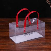 China Gifts XYDAN BAG PP Frost Transparent Shopping Bag Pvc Fashion Popular 100% Eco Handbag Clear Organza Gift Bag Shopping With Logo for sale