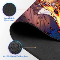 China Professional Game Player Mouse Pad with Smooth Polyester Fabric Surface and Custom Logo for sale