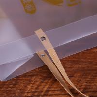 China Gifts XYDAN BAG PP Frost Transparent Shopping Bag Pvc Fashion Popular 100% Eco Handbag Clear Organza Gift Bag Shopping With Logo for sale