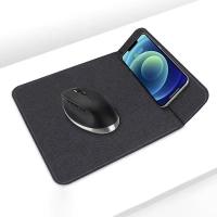 China Upgrade Your Office 15W Wireless QI Fast Charging Pad with Magnetic and Non-slip Mat for sale
