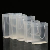China XYDAN BAG Stock Transparent PP Plastic Gift Packing Frosted Handbag 100% Eco Organza Shopping Bag for Clothes for sale