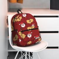 China Customized Christmas Gift Kids Backpack 600D Polyster Capacity 20-37 Litre School Bag for sale