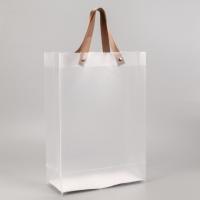China XYDAN Plastic Bags Shopping Transparent PP Gift Bags For Packing Medium Size Handled Style for sale