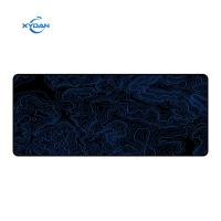 China Custom Mouse Pad With Lock Edge and Lines Design for Gaming 100% Eco-friendly Material for sale