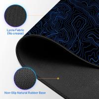 China Custom Mouse Pad With Lock Edge and Lines Design for Gaming 100% Eco-friendly Material for sale