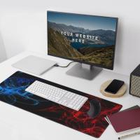 China Water Resistance Sublimation Printing Large Mouse Pad 400x900x3mm for Comfortable Gaming for sale