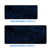 China Custom Mouse Pad With Lock Edge and Lines Design for Gaming 100% Eco-friendly Material for sale