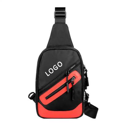 China Oem Outdoor Portable Medium Black Crossbody Pack With Logo For Personalised Needs for sale
